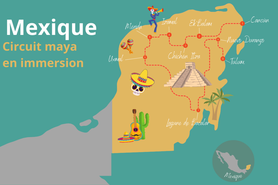 Circuit Expedition Maya en Immersion (Max 12 pers)